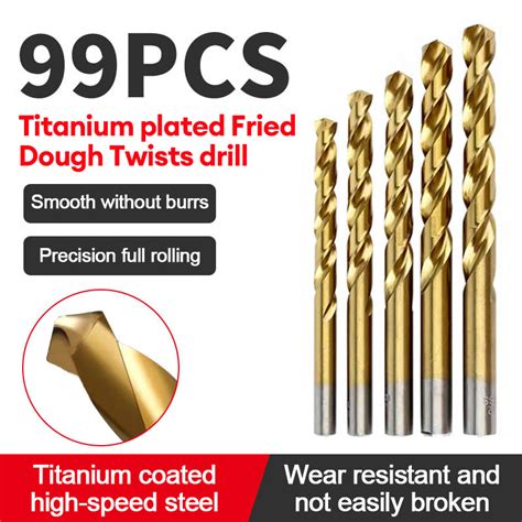 Jual Mata Bor Baja Kecepatan Tinggi Tahan Aus Mata Bor Set 99 Buah Mata