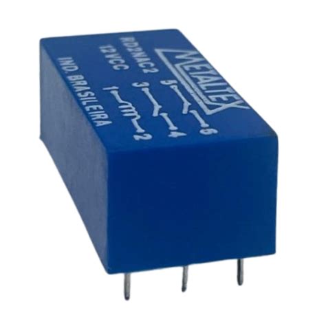 Rele 12vcc Rd2nac2 Metaltex Gold News Eletrônica Ltda