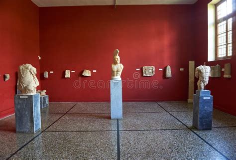 Interior View Of The Archaeological Museum Of Sparta It Houses