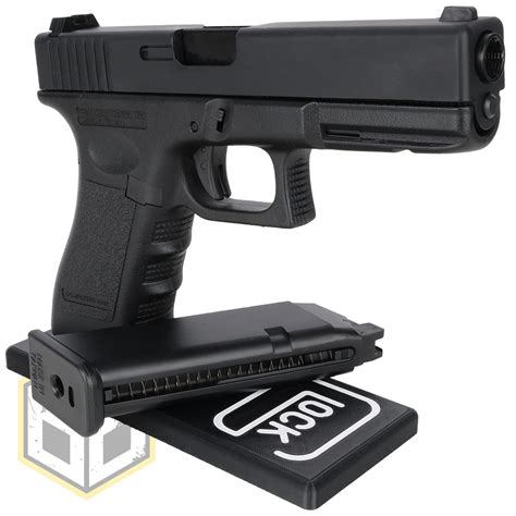 Glock Pistol Stand Black With White Logo 804 Just Bb Guns
