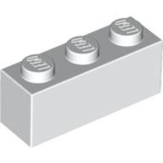 Lego Brick 1x3 White 100 Pcs Brickshop Lego En Duplo Specialist
