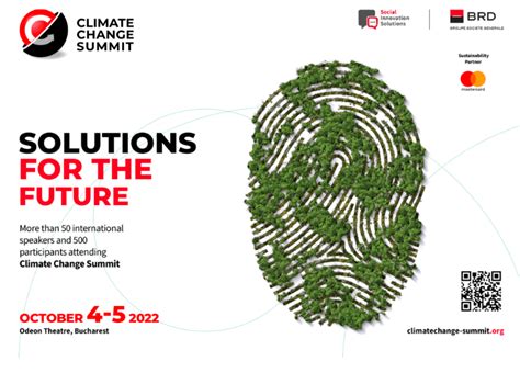 Среща на високо равнище за изменение на климата в Букурещ на 4 и 5 октомври набира участници