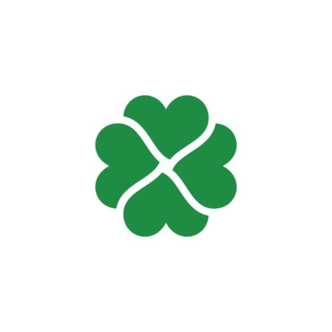 Green Clover Leaf Icon Template 13645878 Vector Art At Vecteezy