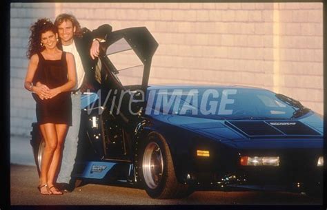 Tennis Player Andre Agassi Poses With His Girlfriend Wendi Stewart