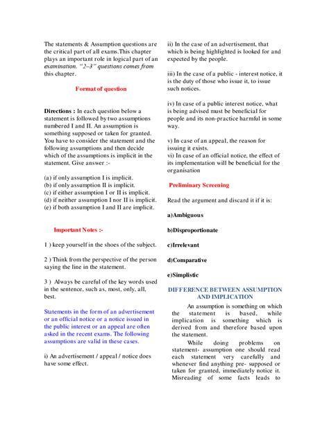 Download Clat Statement Assumption Questions And Answers Pdf Online 2020