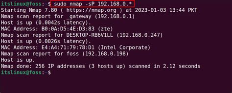 How To Scan Ip Ranges Using Nmap Its Linux Foss