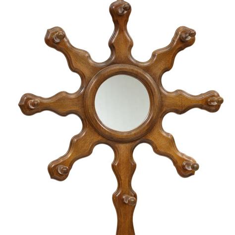 American Classical Carved Walnut Hall Tree Lot 1204 October Estate