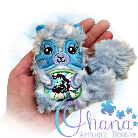 Nuts Squirrel Stuffie Embroidery Design Ohana Applique Designs