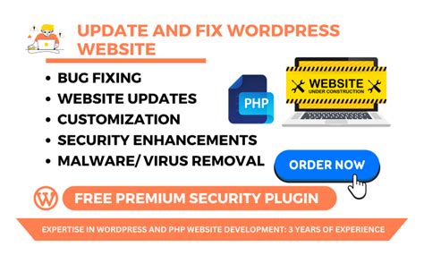 Update And Fix Wordpress Website Issues Professionally By Adnanmalik778 Fiverr