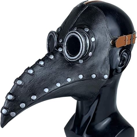 2024 New Doctor Bird Long Nose Beak Halloween Costume Props Latex