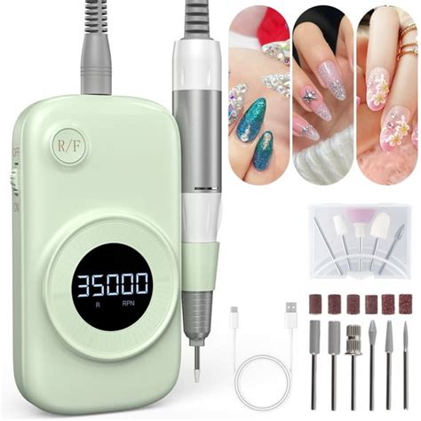 Drill Electric File Professional For Acrylic Gel Nails Portable Drill Machine Kit For Manicure