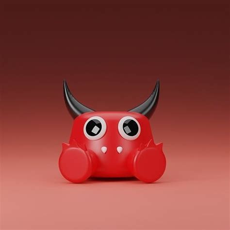 Devil Cute 3d 3d Model Cgtrader
