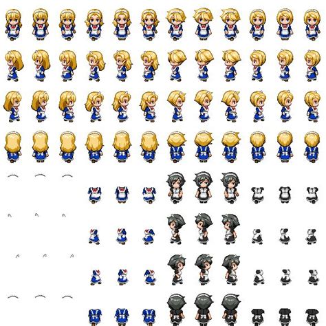 Building Character Sprites For Rpg Maker Mv Sjret