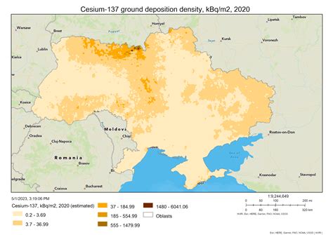 Chernobyl Disaster Map