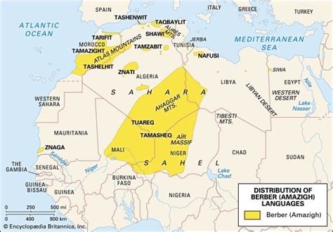 Berber Tribe Map
