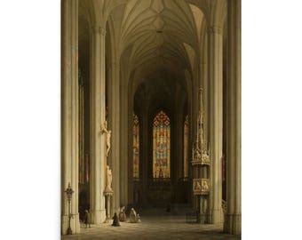 Renaissance Art Print Female Saint Gothic Wall Art Etsy