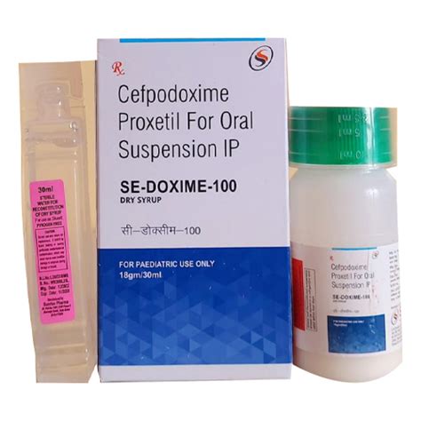 Se Doxime 100 Cefpodoxime Proxetil For Oral Suspension Ip Ultra