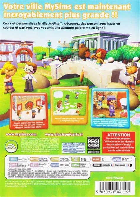 Mysims Cover Or Packaging Material Mobygames