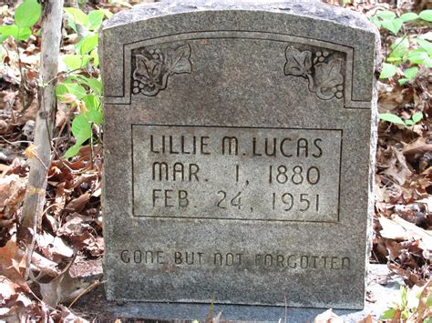 Lillie Mae Parsons Lucas 1880 1951 Monumento Find A Grave