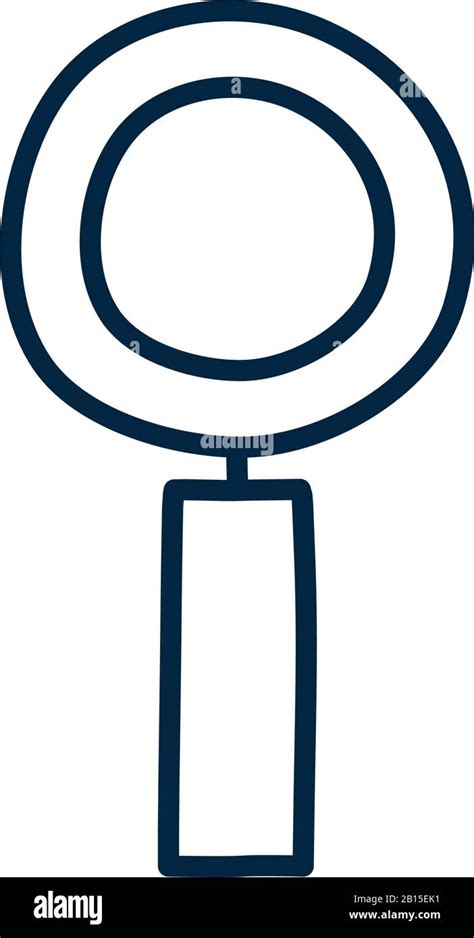 Lupe Doodle Line Style Icon Design Ornament Sketch Art Drawing Cute Idea Creative And