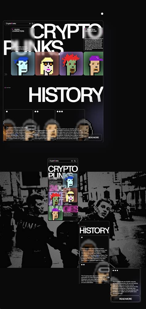 Cryptopunks Website Redesign On Behance