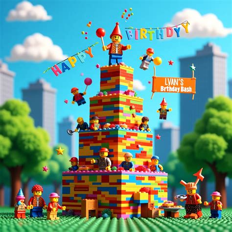 2 Birthday Ai Generated Card Lego 78e56