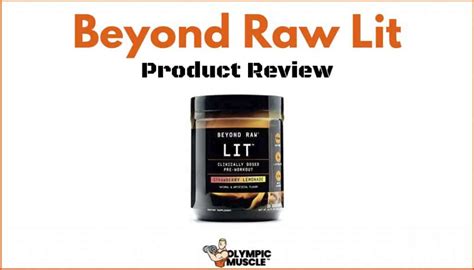 Lit Pre Workout Review Olympic Muscle