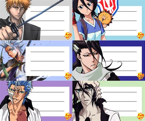 Etiquetas X6 Bleach Comprar En Anime Art