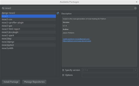 Python How To Configure Pycharm To Use Nose Instead Of Nose Stack Overflow