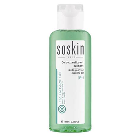 Gel Rửa Mặt Diệt Khuẩn Cho Da Dầu Và Mụn Soskin Gentle Purifying
