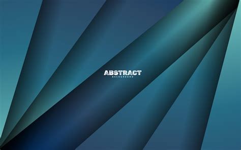 Premium Vector Abstract Overlap Layer Papercut Blue Color Background