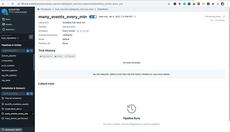 Next Tick Should Be Localized To Timezone In Dagit · Issue 3499 · Dagster Iodagster · Github
