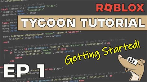 Roblox Tycoon Tutorial Episode 1 Getting Started Youtube