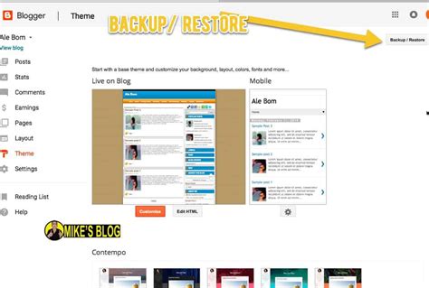 Import Blogger Template Xml Blogger Templates
