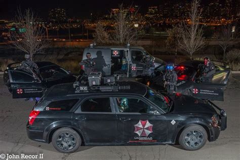 Umbrella Corp Denver Cars Cosplay Resident Evil Cosplay For Charity
