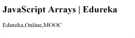 Unshift Javascript Unshift Array Methods In Javascript Edureka