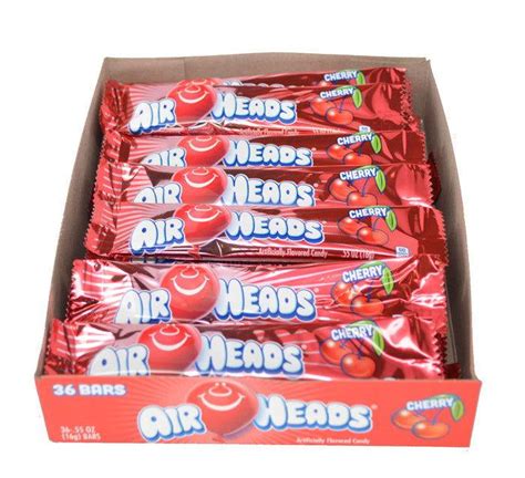 Air Heads Cherry Taffy 36 Box Candy Favorites
