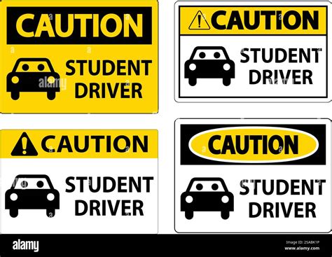 Caution School Sign Cut Out Stock Images And Pictures Alamy