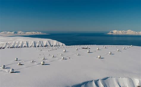 Esa Ksat Ground Station In Svalbard