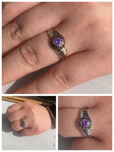 Best Seller Customized High School Class Ring For Ladies New Design