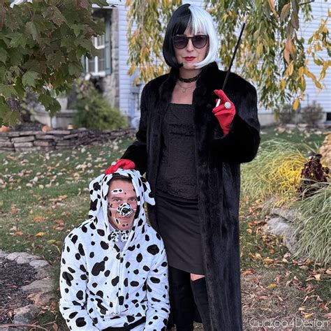 My Easy Cruella Deville Costume Diy With Dalmatian Cuckoo4design