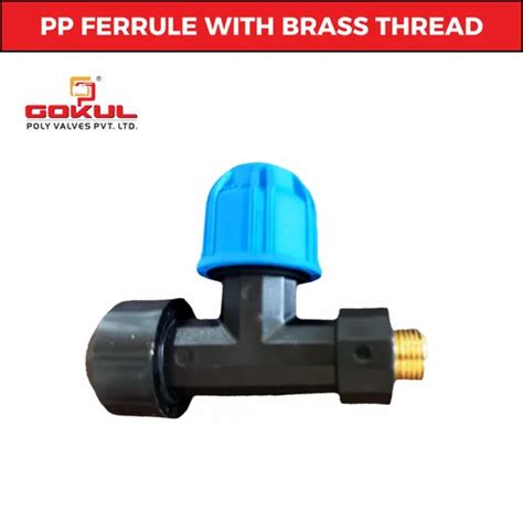 Pp Ferrule With Brass Thread For Pipe Fitting At ₹ 50piece In
