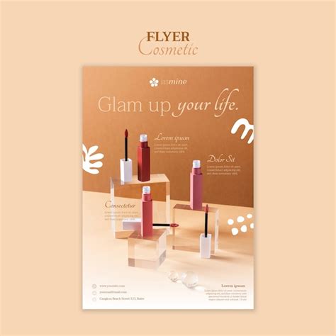 Cosmetic Template Design Free Psd