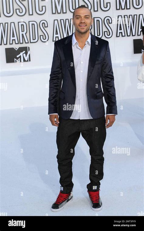 Jesse Williams Arrives At The 2010 Mtv Video Music Awards Held At The