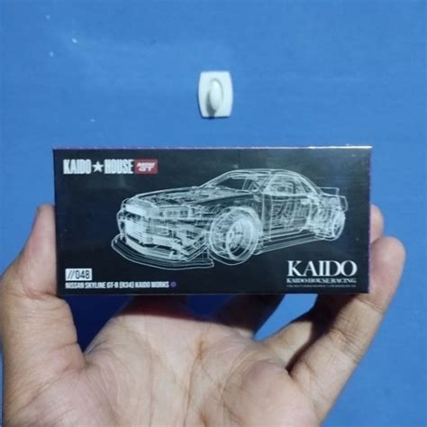 Jual Mini Gt Nissan Skyline Gt R R34 Kaido Works Ungu Shopee Indonesia