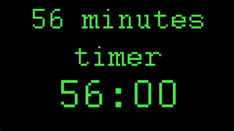 56 Minutes Timer Youtube