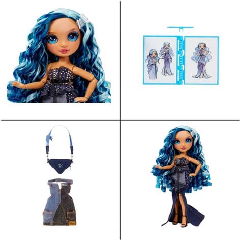 Rainbow High Ruby Fantastic Fashion Skyler Bradshaw Angelitos A La Moda