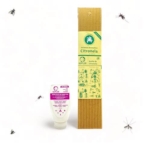 Crema Repelente De Insectos Kepler 100ml Inciensos Kepler Repelente De Citronela