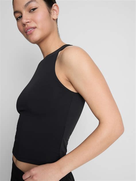 Womens Black Buttery Soft High Neck Vest Primark