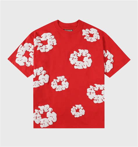 Foam Print ‘red Tshirt Denim Tears Underboost